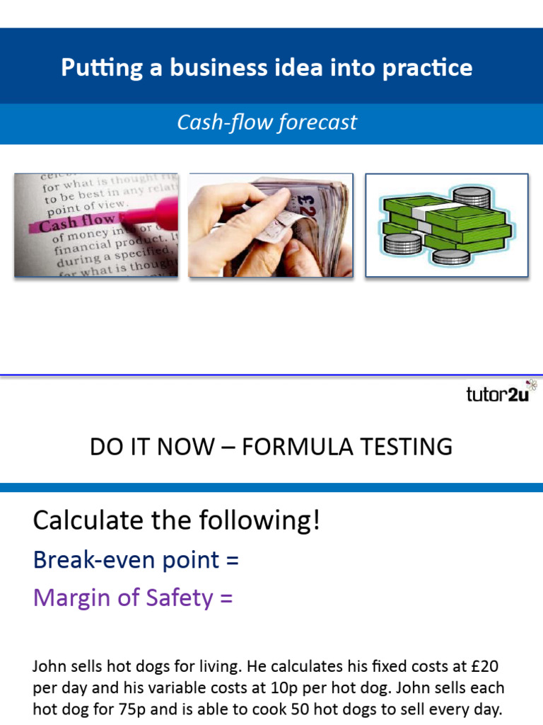 Cash Flow Forecast | Download Free PDF | Economies | Financial Services