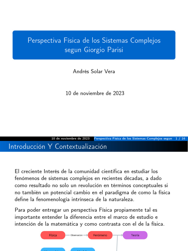 Presentacion Sistemas Complejos-2 | PDF | Teoría del caos | Probabilidad
