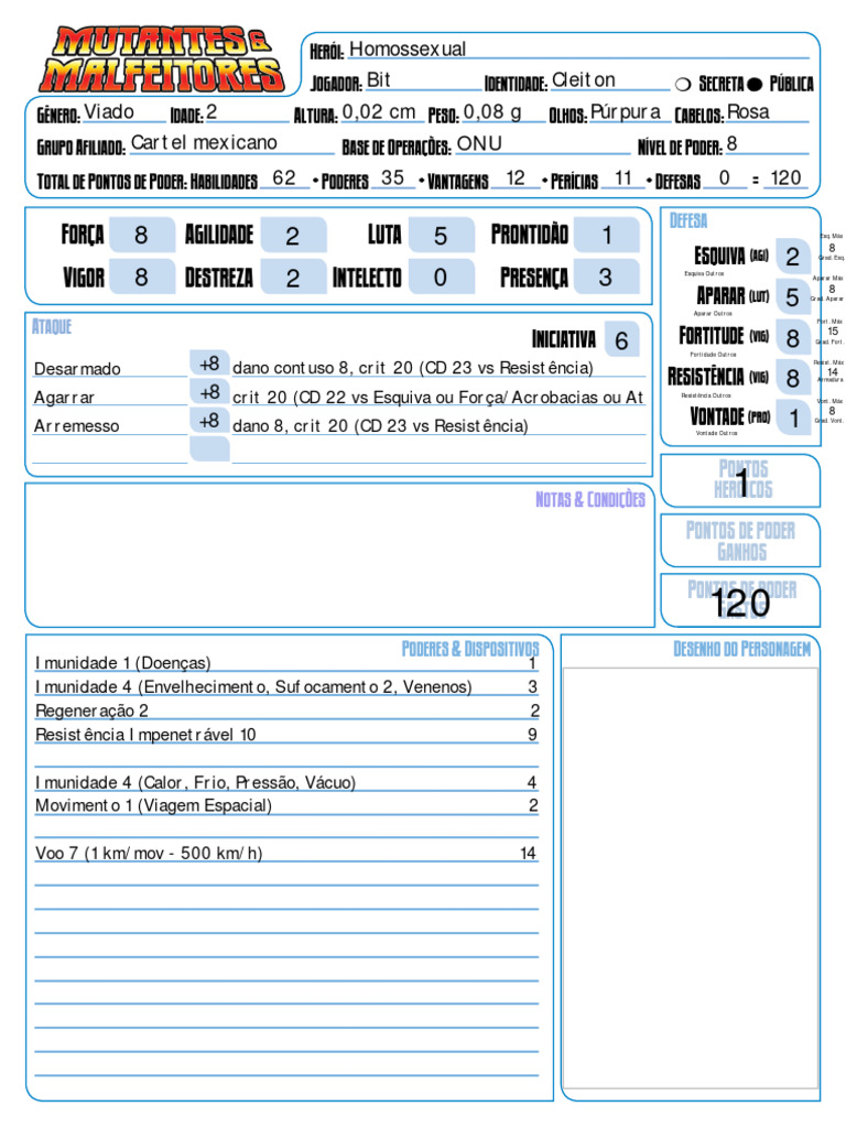 Ficha Com Poderes | PDF