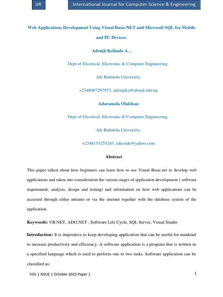 Web Applications Development Using Visua | PDF