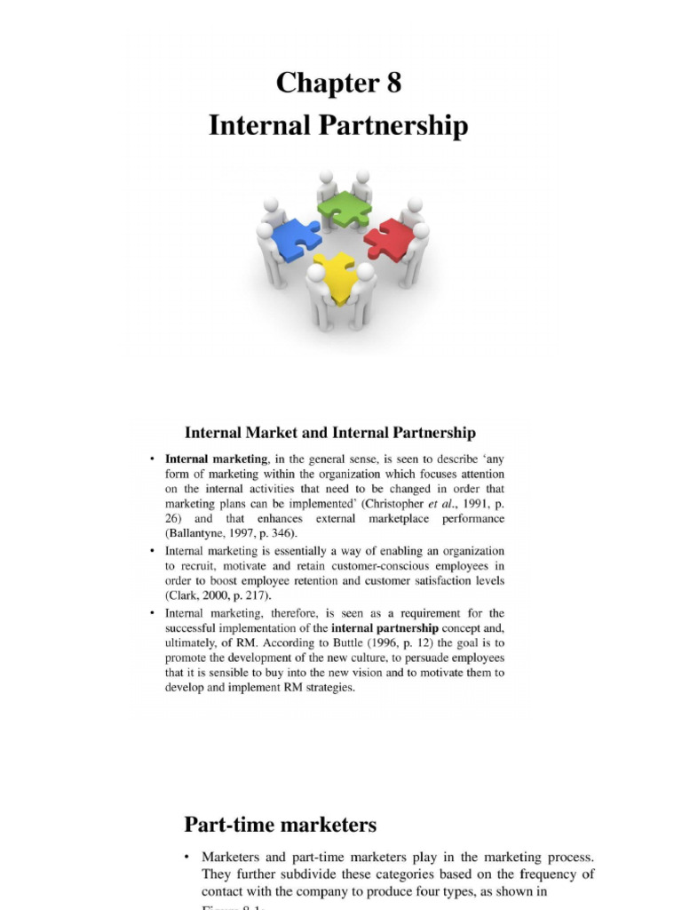 Chapter 8 Internal Partnership | PDF