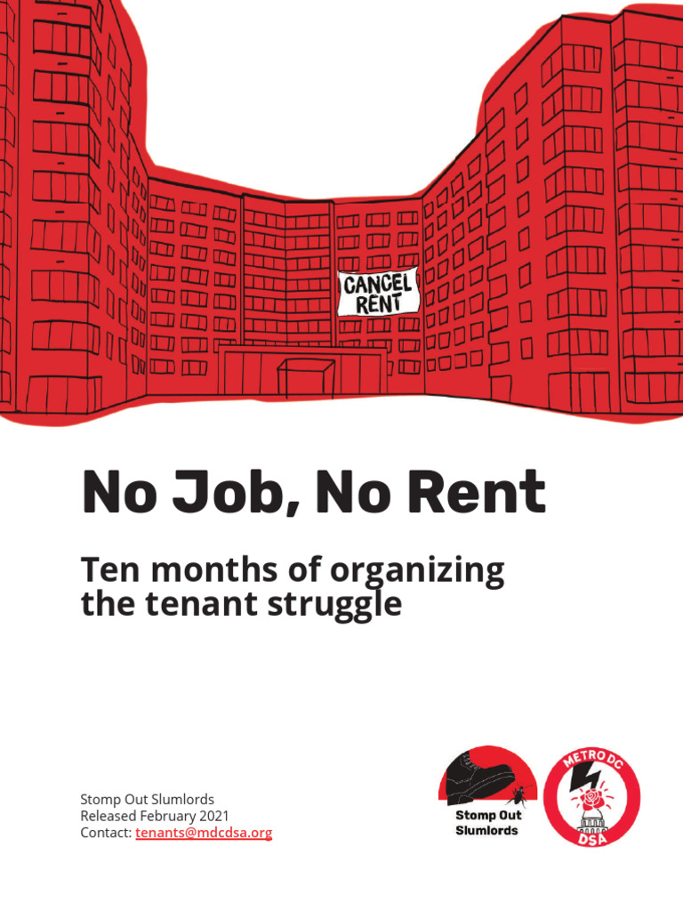 No Job No Rent Stomp Out Slumlords Feb 2021 Report 1 | PDF | Landlord ...