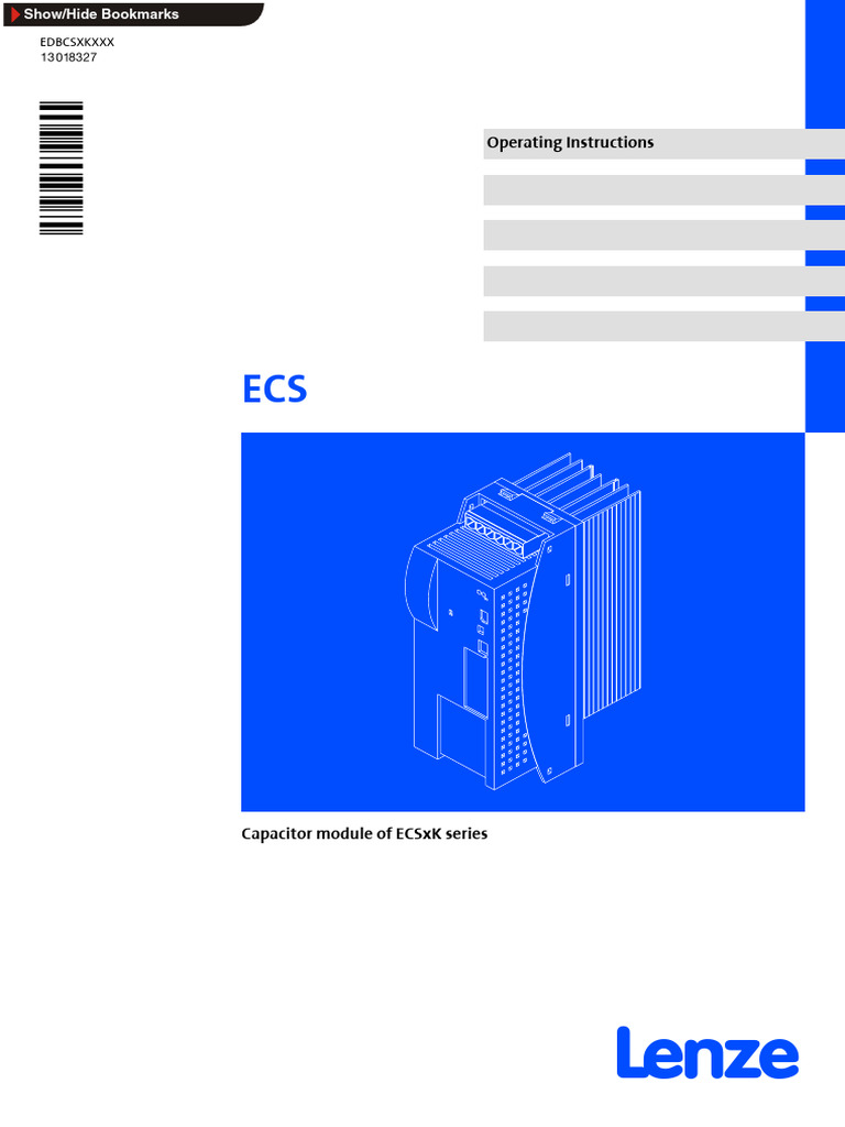 ECS Capacitor Module Operating Guide | PDF | Capacitor | Duct (Flow)