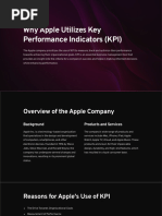 Apple KPI Management Overview | PDF | Performance Indicator | Apple Inc.