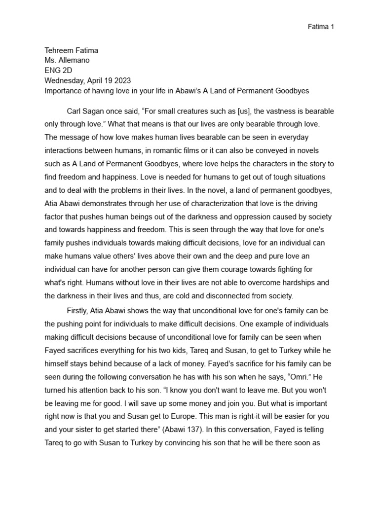 Book Club Essay | PDF