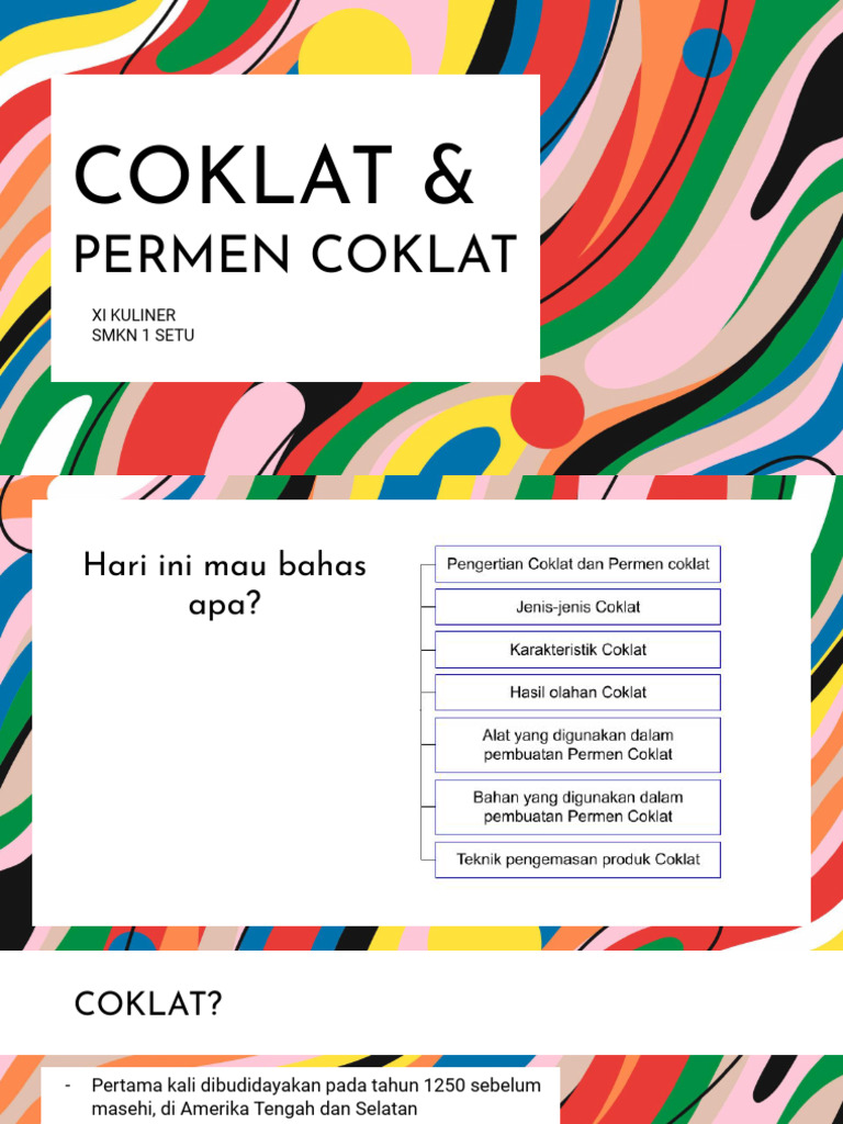 1 - Coklat Dan Permen Coklat!! | PDF