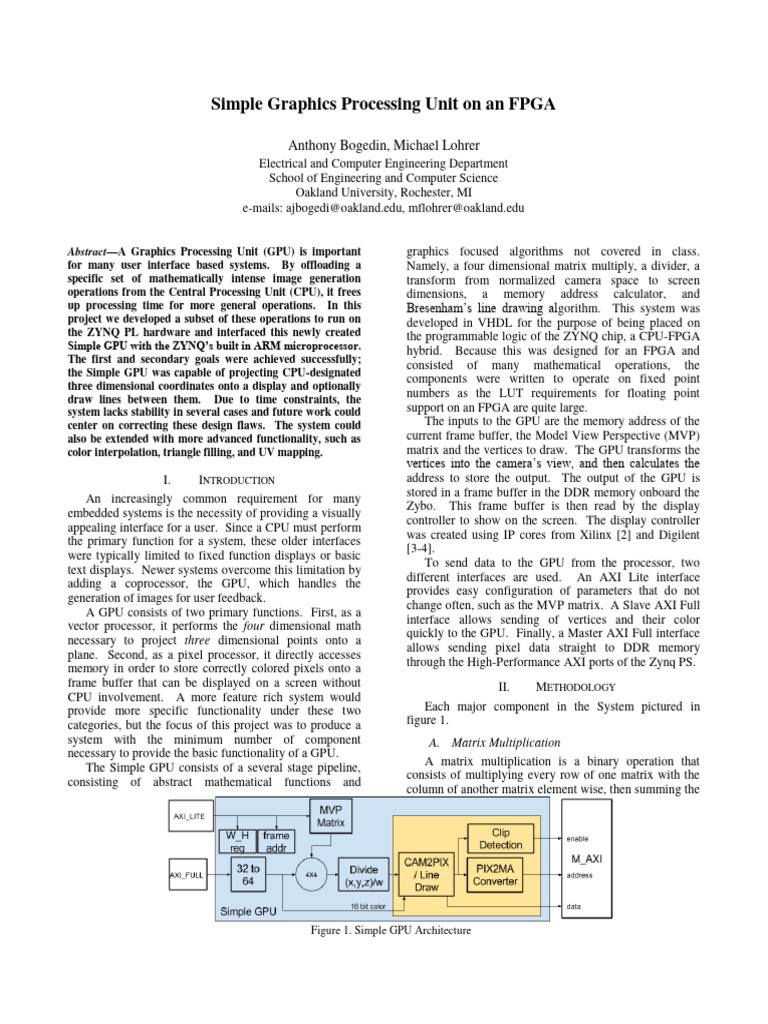 Group6 Simplegpu | PDF | Graphics Processing Unit | Matrix (Mathematics)