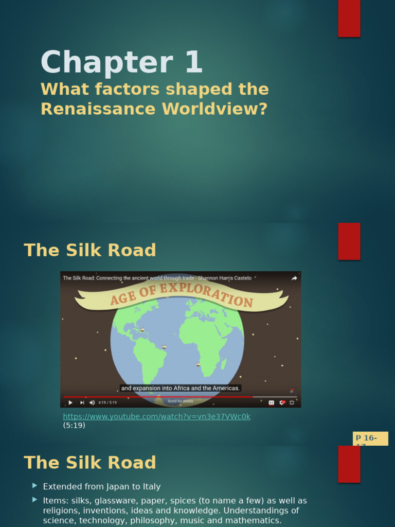 Chapter 1 - Worldview Rennisance | PDF | Knight | Feudalism