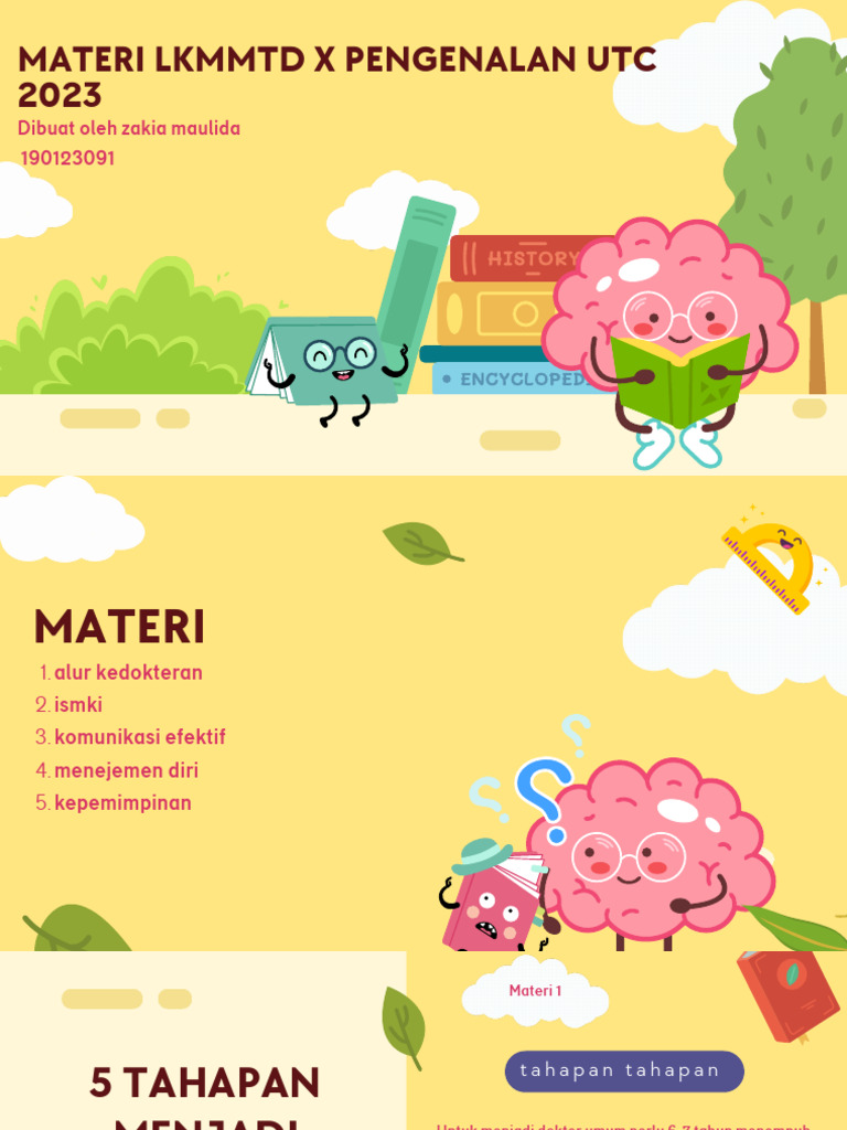 Pink Ilustrasi Lucu Presentasi Brainstorming | PDF | Karier & Perkembangan
