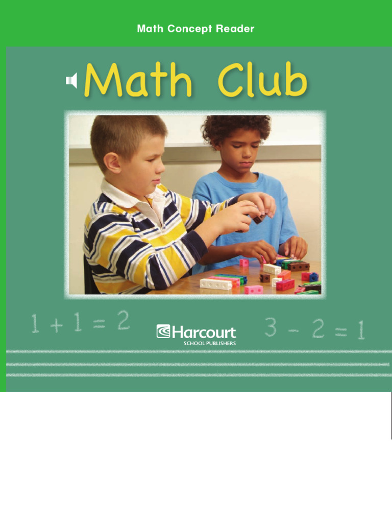 Math Club Math Concept Reader | PDF