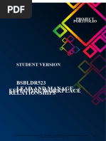 BSBLDR523 Student Assessment Tasks 04-03-21 | PDF | Discrimination | Employment