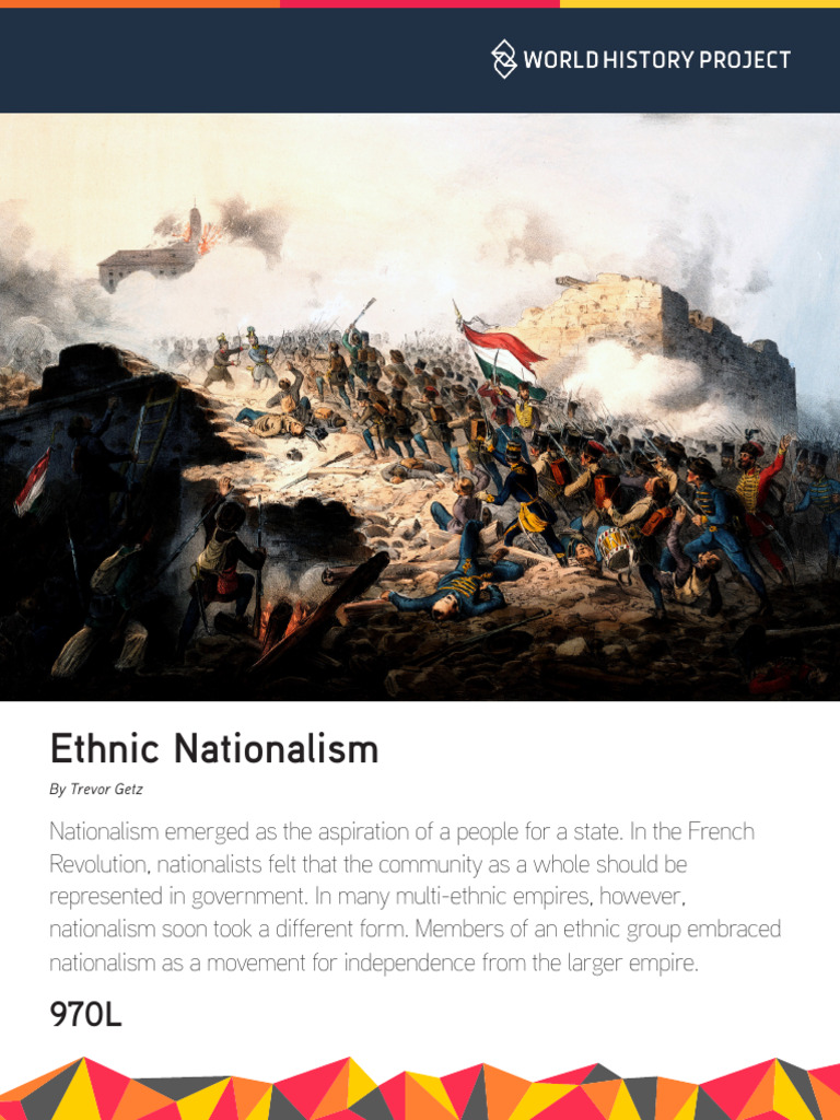 23 - 24 DEQ2 Reading Ethnic Nationalism - 970L | PDF | Nationalism ...