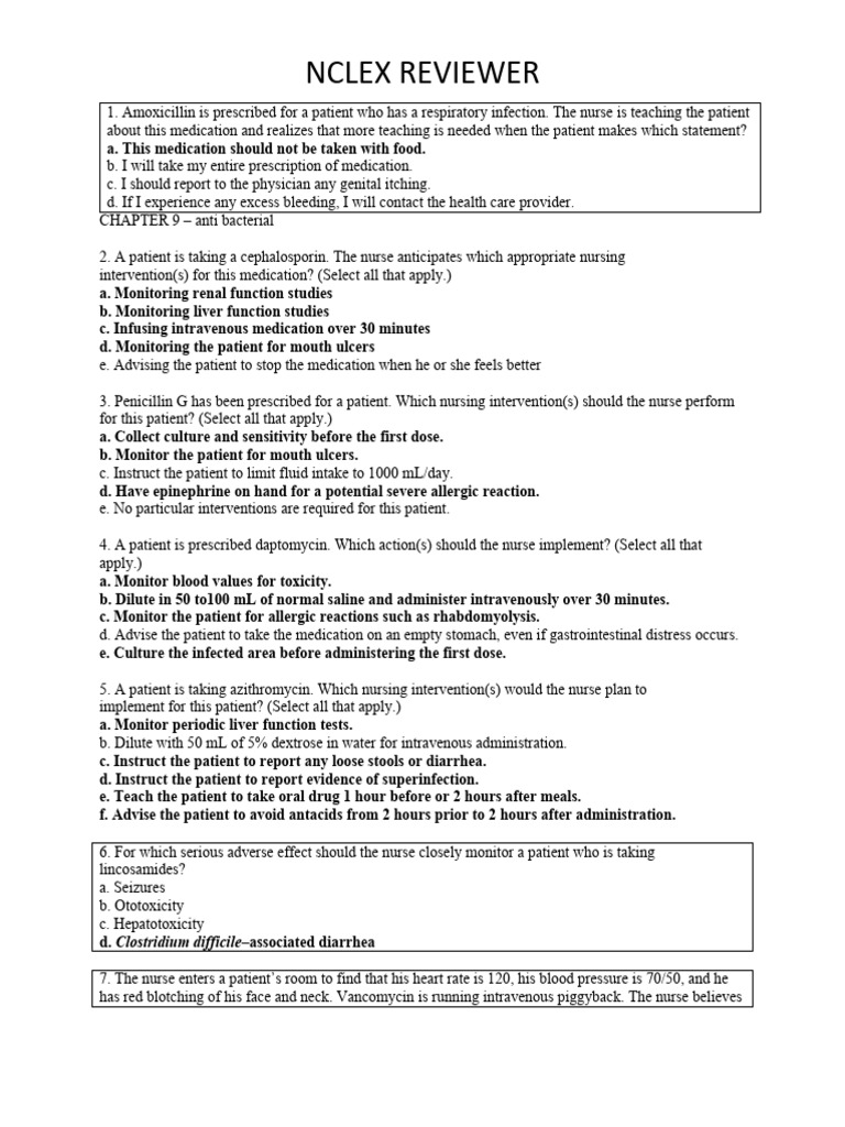 NCLEX Midterm | PDF | Intravenous Therapy | Hepatitis