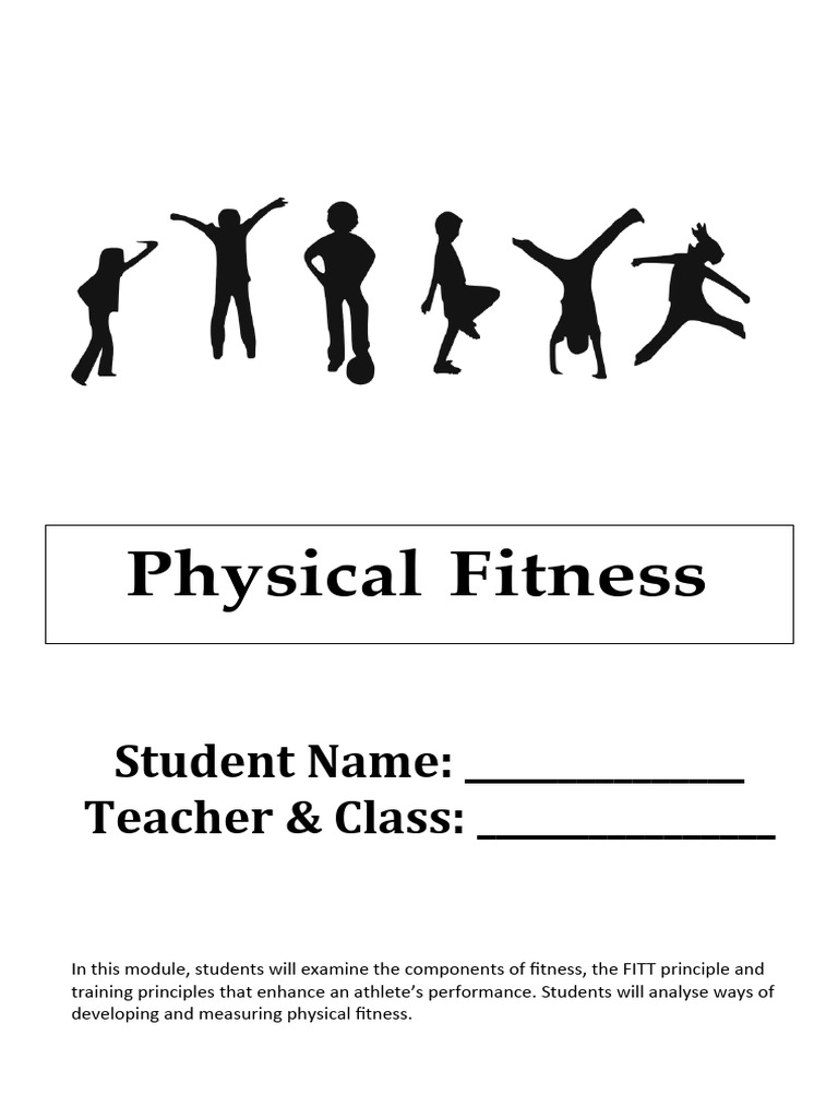 Physical Fitness Student Booklet | PDF | Physical Fitness | Aerobic ...