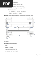 Trapezoidal Combined Footing Design Guide | PDF | Rectangle | Column
