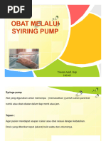 Rumus Pemberian Obat Farmabes Dengan Syring Pump | PDF