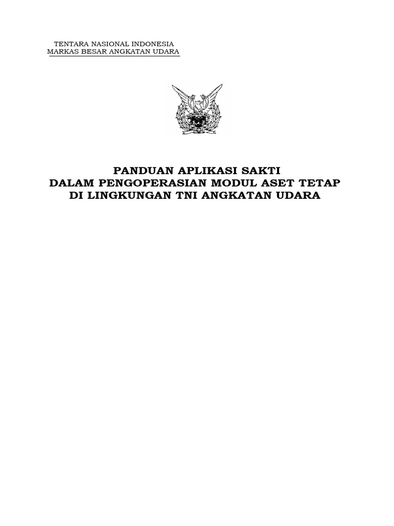 Buku Panduan Modul Aset Tetap Aplikasi SAKTI | PDF