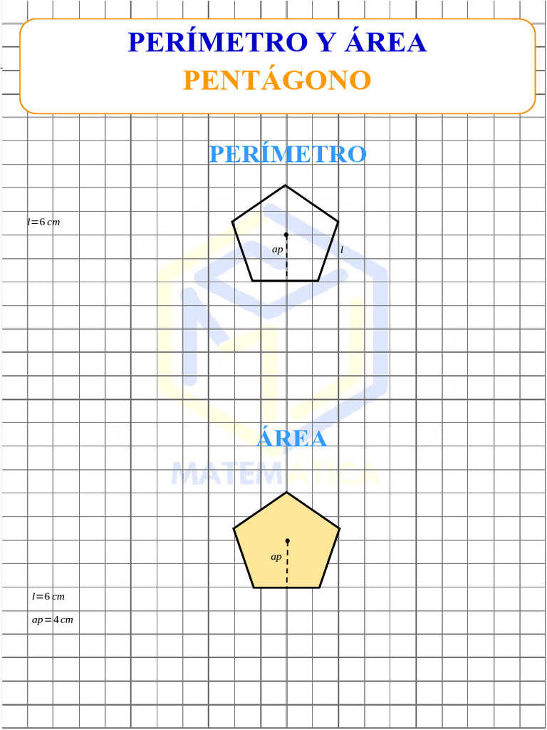 Area, Perimetro de Un PENTAGONO | PDF