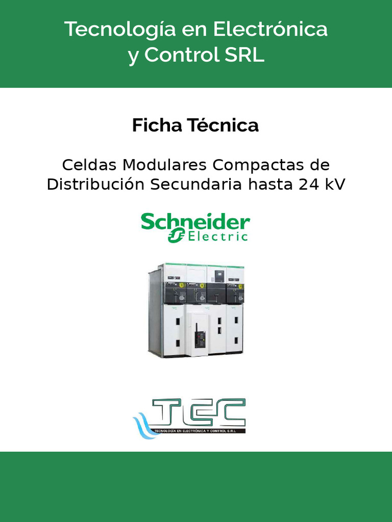 Schenider Celdas | PDF | Électrotechnique | Électromagnétisme