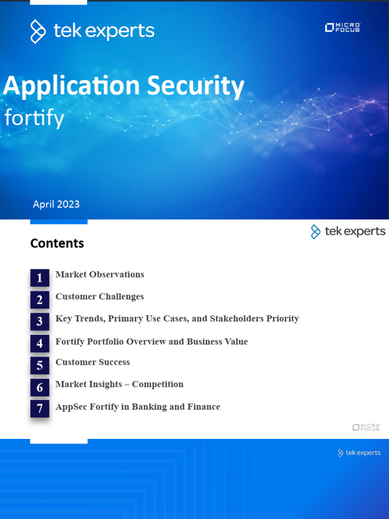 FORTIFY Overview PSV | PDF | Computer Security | Security