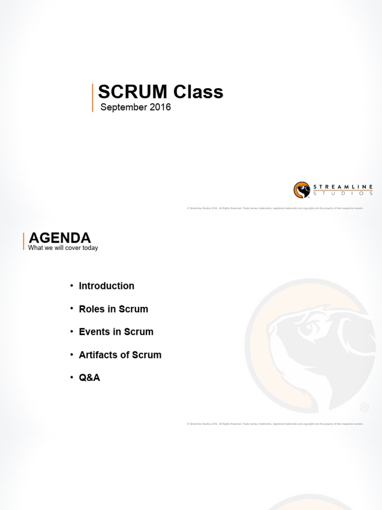 SLS Scrum 160921 | Download Free PDF | Scrum (Software Development) | Computing