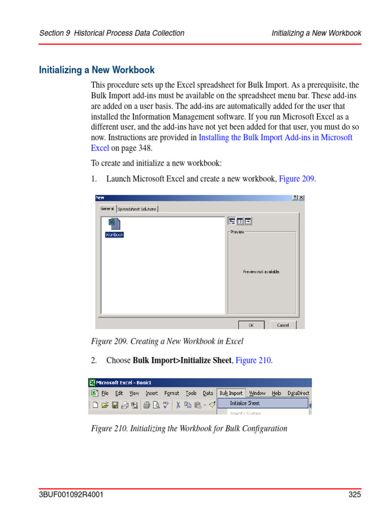 Excel Workbook Initialization Guide | PDF | Microsoft Excel | Spreadsheet
