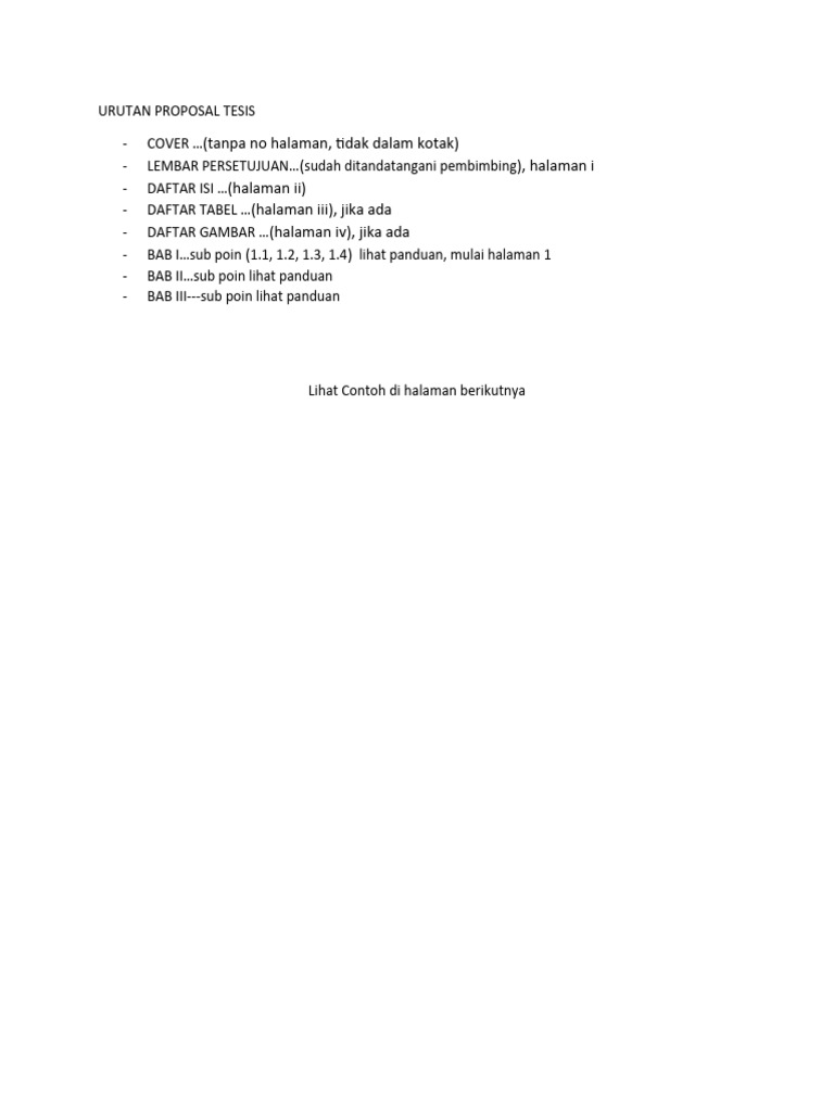 Struktur Proposal Tesis yang Efektif | PDF | Karier & Perkembangan