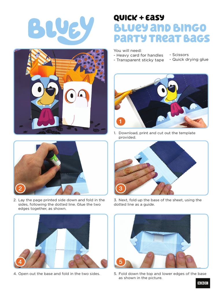 Bluey Gift Bag 300922 | PDF | Home & Garden