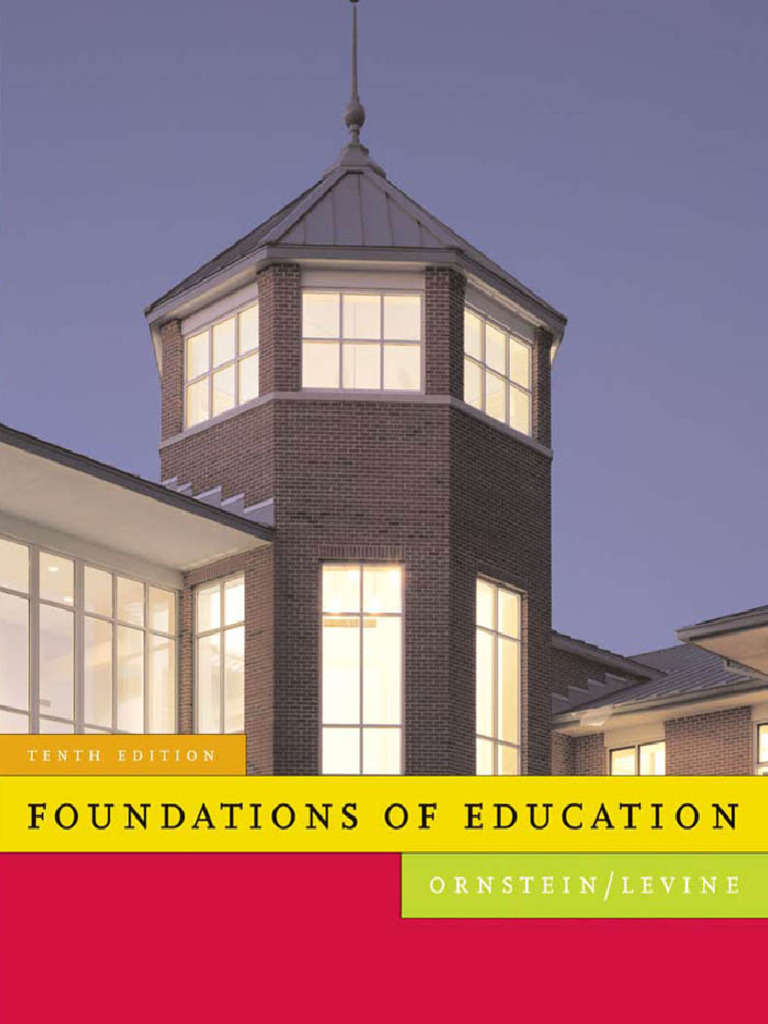 Allan C - Ornstein Daniel U - Levine Foundations of Education Student ...
