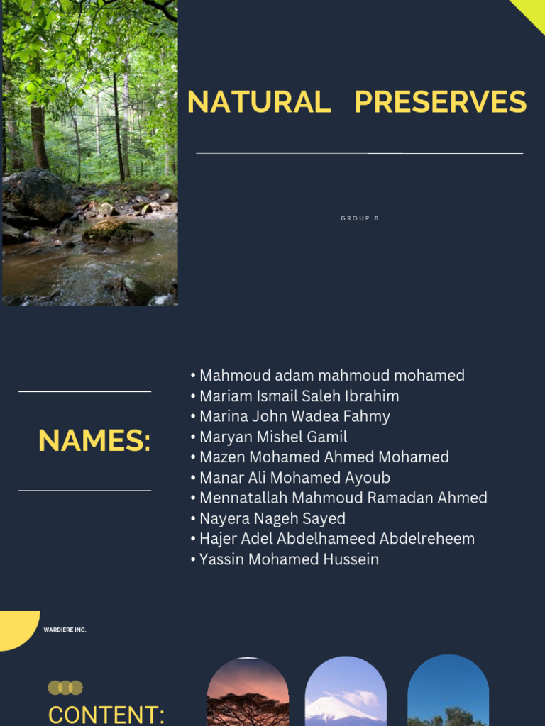 Natural Reserves | PDF
