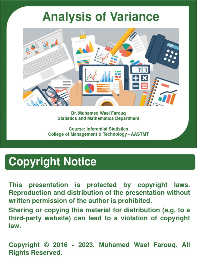 Analysis of Variance (ANOVA) | PDF | Analysis Of Variance | Statistics