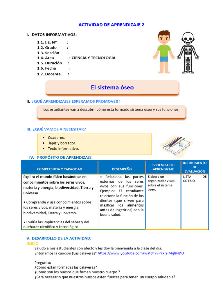 D2 A3 Sesion Ct El Sistema óseo Pdf Evaluación Hueso