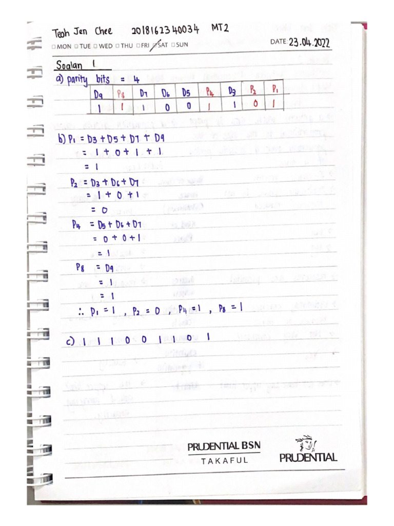 Teoh Jen Chee MT2 | PDF