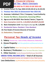 Income Tax Calculation Proforma Fy 2024 25 Ay 2025 26 | PDF | Taxation ...