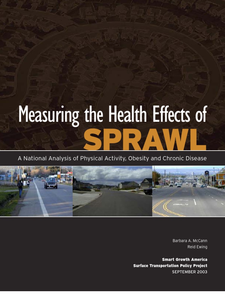 Measuring The Health Effects of SPRAWL | PDF | Body Mass Index | Urban ...