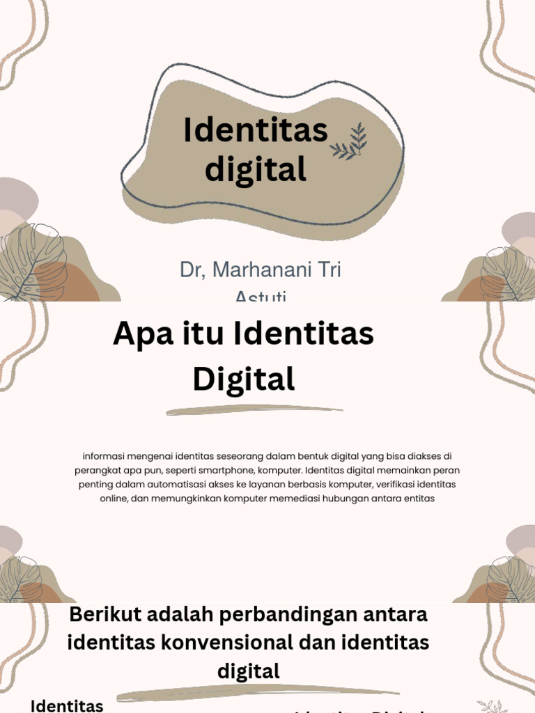 Memahami Identitas Digital dan Dampaknya | PDF | Ilmu Sosial