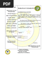 Bgy Tanod Id 1-2-2 | PDF | Philippines