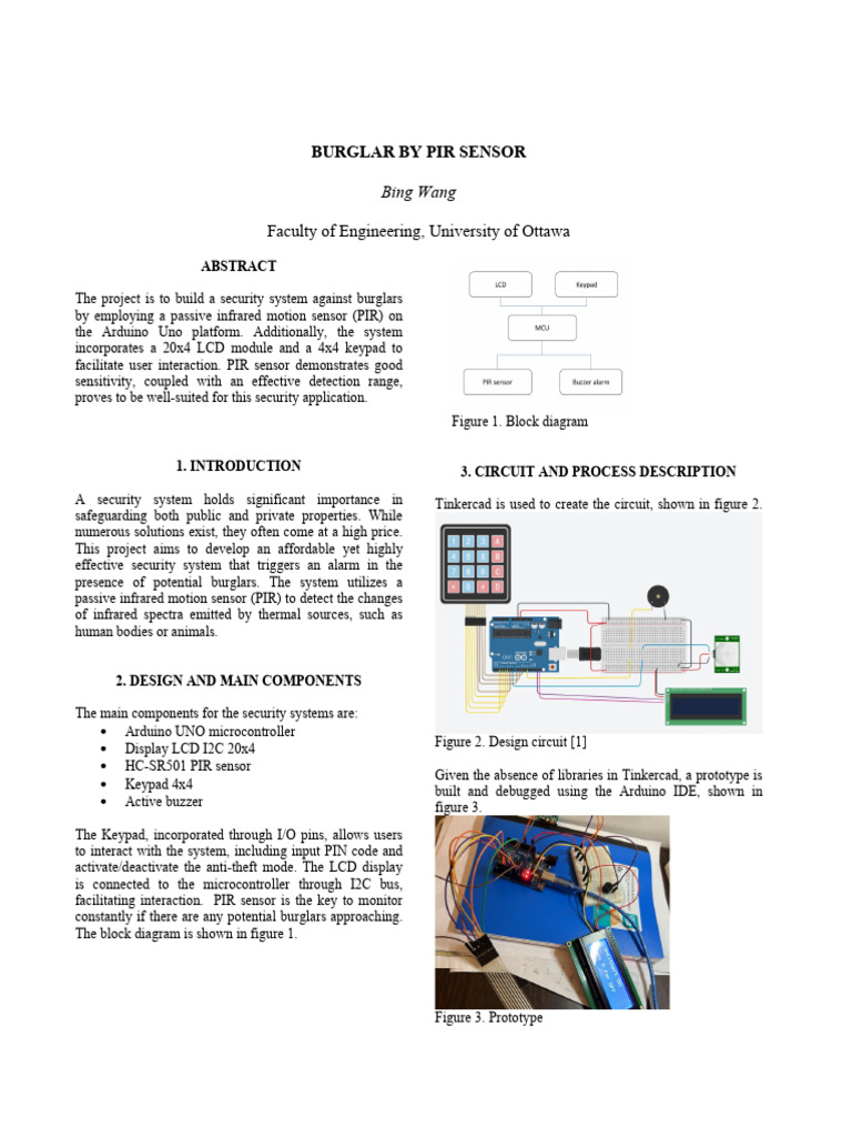 Burglar Report | PDF | Security Alarm | Systems Engineering