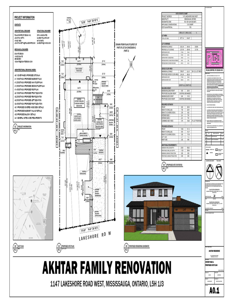 1147 Lakeshore Road Drawings | Download Free PDF | Real Estate