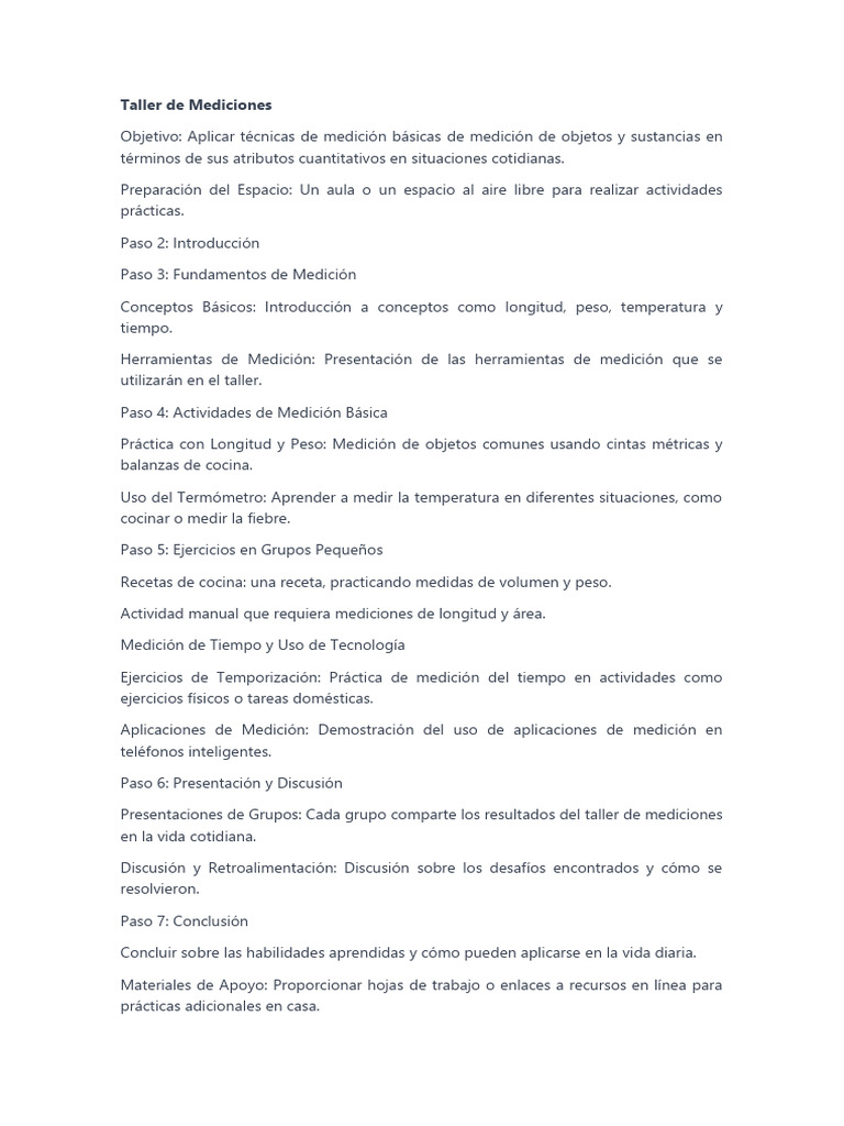 Taller de Mediciones (11) | PDF