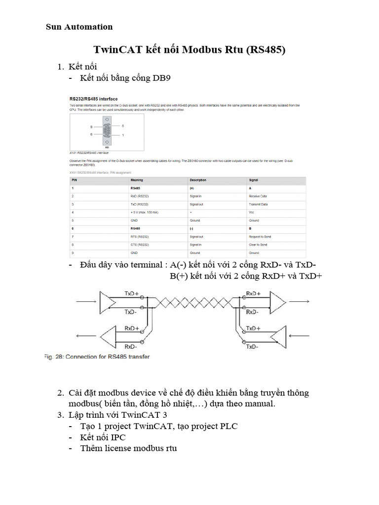 Training Modbus+profinet | PDF