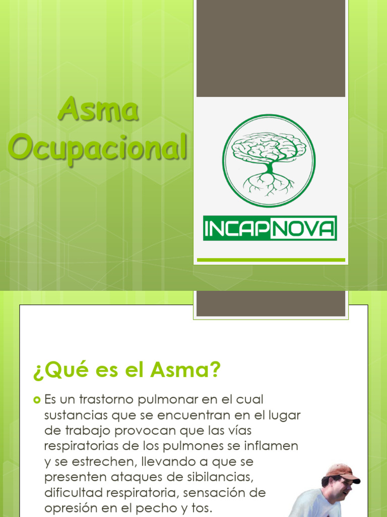 Asma Ocupacional | PDF | Asma | Medicina CLINICA