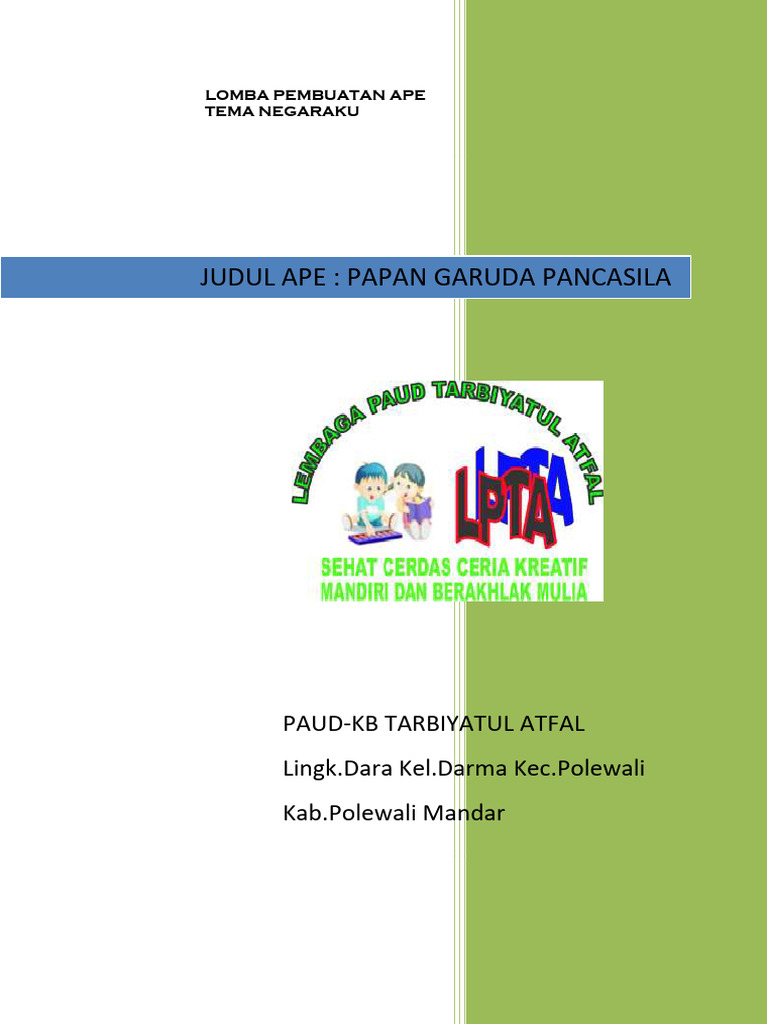 Naskah Lomba Pembuatan APE | PDF