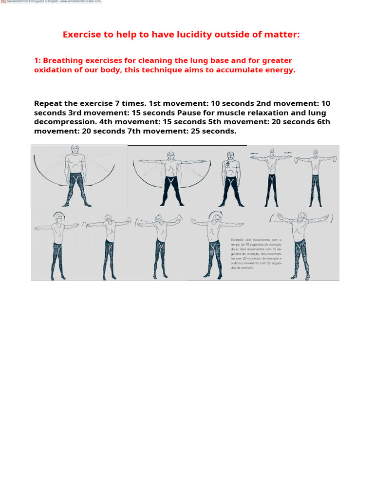 Astral Projection Exercises | PDF | Self-Improvement