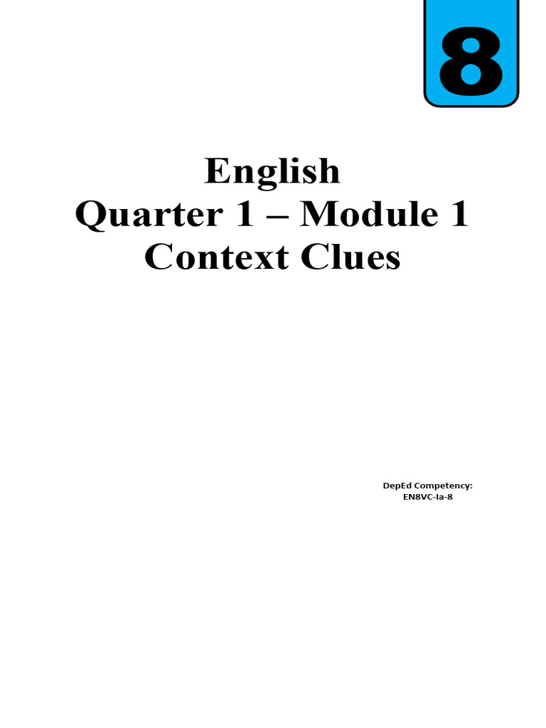 Understanding Context Clues in English | PDF | Pandemic | Learning