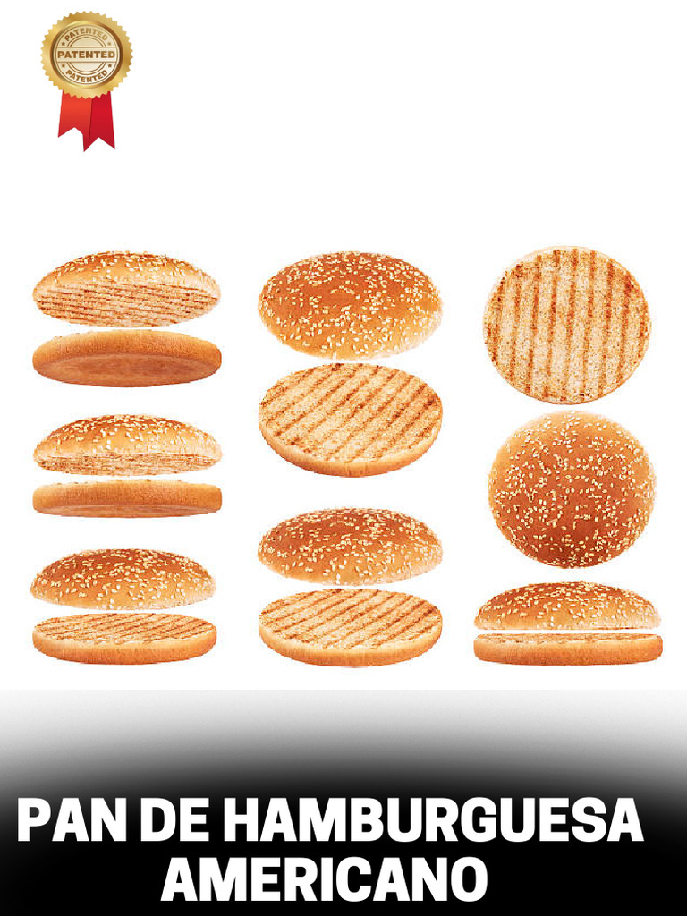 Receta de Pan de Hamburguesa Americano | PDF | Panes | Hamburguesas