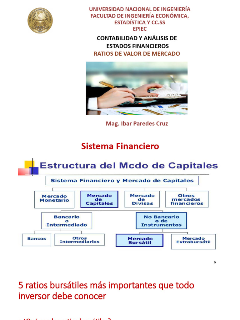 Clase Ratios Bursátiles | PDF | Compartir (Finanzas) | Bolsa