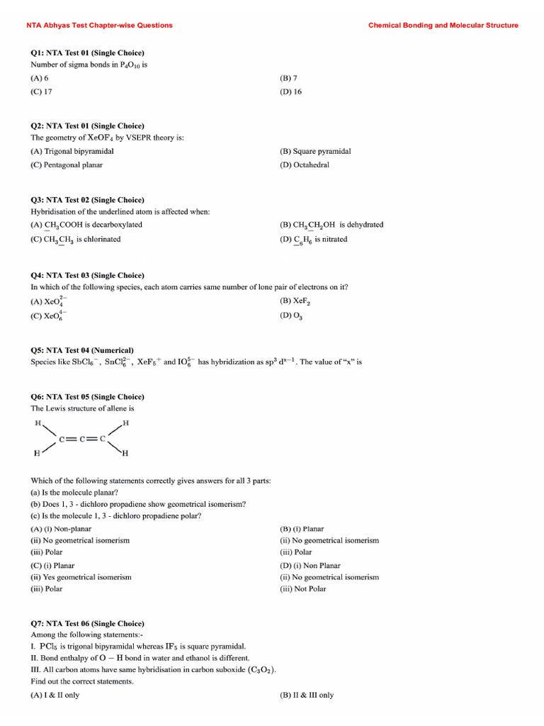 4.chemical Bonding | PDF