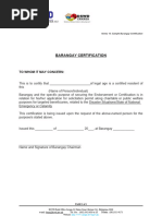 Certificate of Appearance Template | PDF