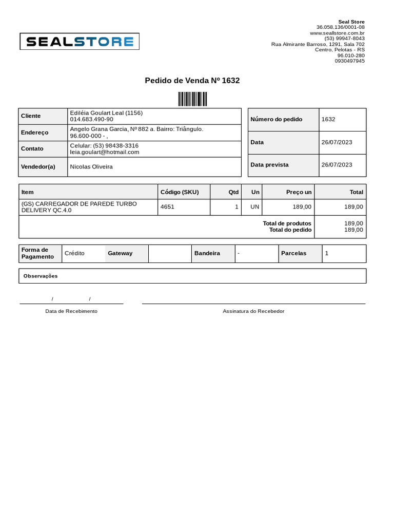 Venda 770032589 | PDF